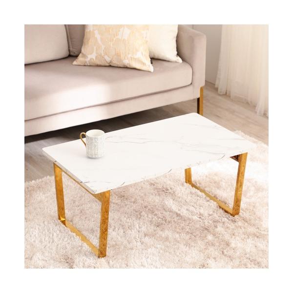 ZOZO問い合わせ番号:105504219ショップ:Francfranc，フランフランブランド:Francfranc，フランフラン商品名:クラッシー フォールディングテーブル 2 マーブル×ゴールドカテゴリ:インテリア>家具ブランド品...