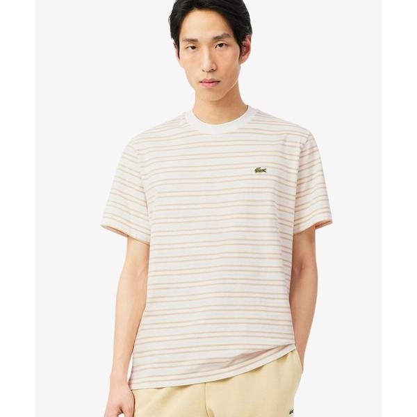 『タイムセール実施中』ZOZO問い合わせ番号:105504266ショップ:LACOSTE，ラコステブランド:LACOSTE，ラコステ商品名:マルチボーダーリンガーネック半袖Tシャツカテゴリ:トップス>Tシャツ/カットソーブランド品番:...