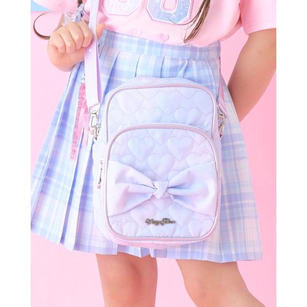 ZOZO問い合わせ番号:105504327ショップ:NARUMIYA ONLINE，ナルミヤ オンラインブランド:mezzo piano，メゾピアノ商品名:ハートキルトグラデーション　ショルダーバッグカテゴリ:バッグ>ショルダーバッグ...