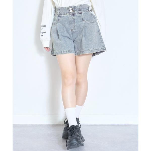 ZOZO問い合わせ番号:105504344ショップ:NARUMIYA ONLINE，ナルミヤ オンラインブランド:LOVETOXIC，ラブトキシック商品名:美脚見えタックフレアキュロットカテゴリ:パンツ>その他パンツブランド品番:83...