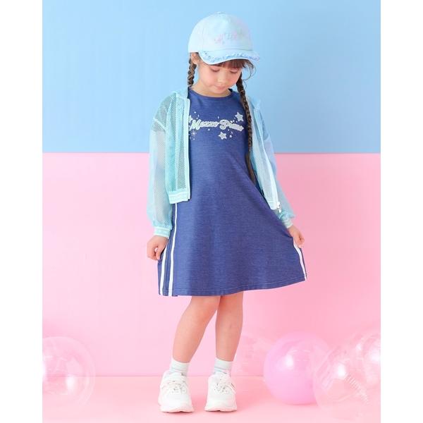 ZOZO問い合わせ番号:105504353ショップ:NARUMIYA ONLINE，ナルミヤ オンラインブランド:mezzo piano，メゾピアノ商品名:メッシュZIPパーカ　＆肩開きカットワンピースセットカテゴリ:ワンピース/ドレス&g...