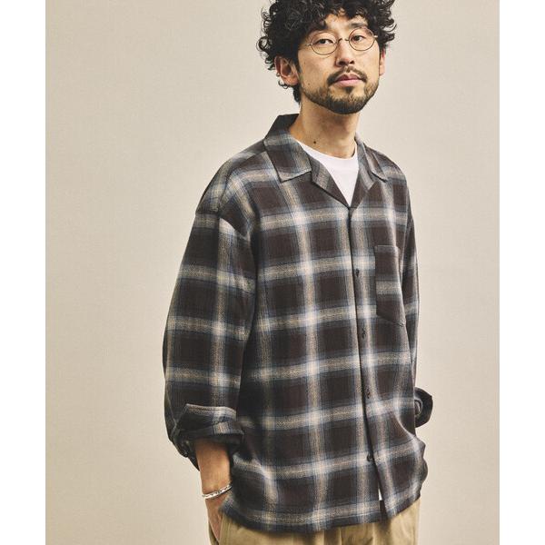 ZOZO問い合わせ番号:105504599ショップ:FREAK'S STORE，フリークスストアブランド:FREAK'S STORE，フリークスストア商品名:先染めオンブレチェック シアーシャツ/リラックスフィットカテゴリ:トップス>...