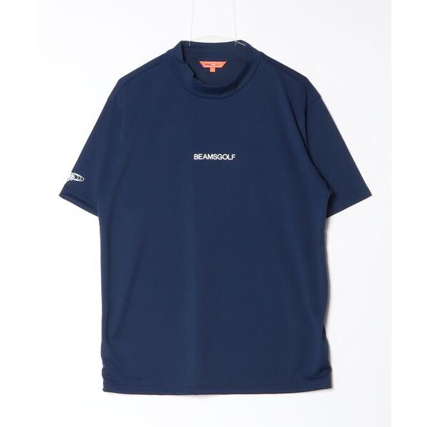 ZOZO問い合わせ番号:105505045ショップ:BEAMS GOLF，ビームスゴルフブランド:BEAMS GOLF，ビームスゴルフ商品名:ORANGE LABEL / バックプリント ロゴモックネックシャツ（吸水速乾・UVカット）カテゴ...