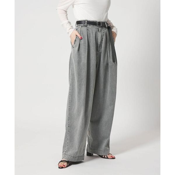 ZOZO問い合わせ番号:105505530ショップ:UNITED ARROWS，ユナイテッドアローズブランド:conte，コンテ，UNITED ARROWS，ユナイテッドアローズ商品名:＜conte＞タック デニムワイドパンツカテゴリ:パン...