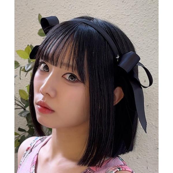 ZOZO問い合わせ番号:105505686ショップ:MILK，ミルクブランド:MILK，ミルク商品名:Snow White カチューシャカテゴリ:ヘアアクセサリー>カチューシャブランド品番:10262406素材:サテンリボン ， ベロ...