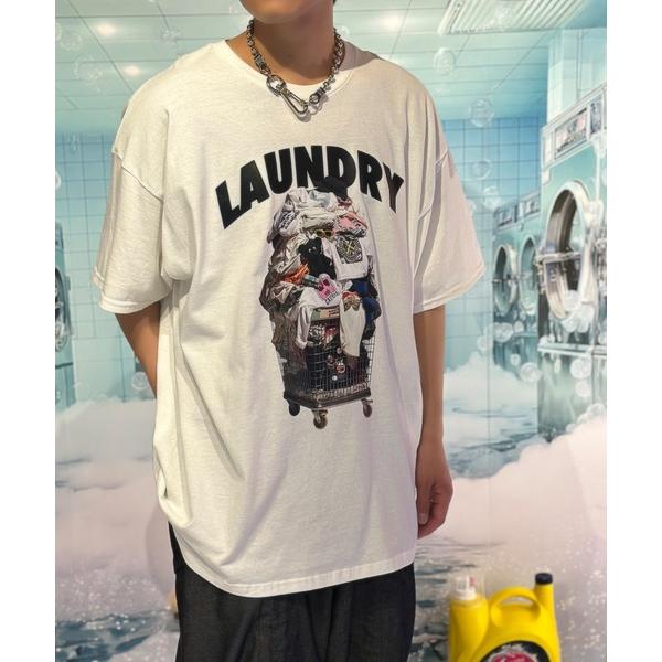 ZOZO問い合わせ番号:105505758ショップ:MILKBOY，ミルクボーイブランド:MILKBOY，ミルクボーイ商品名:LAUNDRY STACK Tシャツカテゴリ:トップス>Tシャツ/カットソーブランド品番:20262210素...