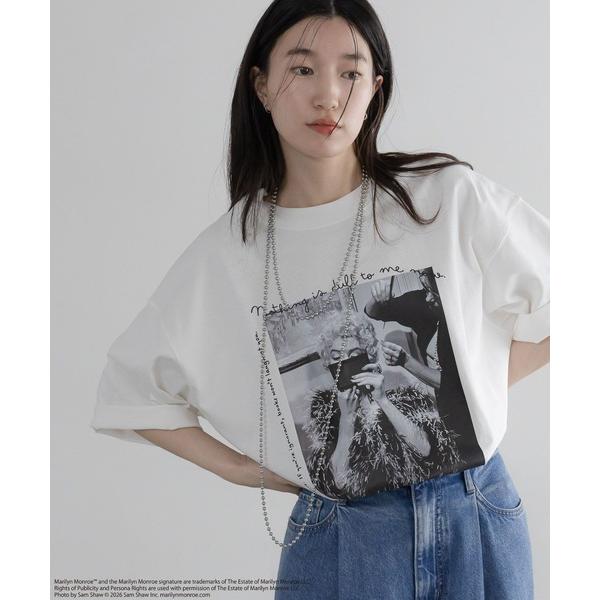 ZOZO問い合わせ番号:105506749ショップ:LOWRYS FARM，ローリーズファームブランド:LOWRYS FARM，ローリーズファーム商品名:【LFM(U)】MarilynMonroeTSS　 655814カテゴリ:トップス&g...