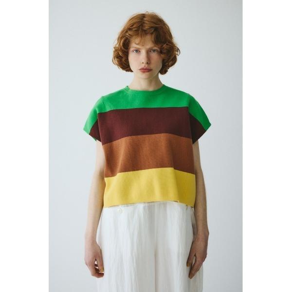 ZOZO問い合わせ番号:105506825ショップ:HeRIN.CYE，ヘリンドットサイブランド:HeRIN.CYE，ヘリンドットサイ商品名:Border box tops　　ボーダーボックストップスカテゴリ:トップス>ニット/セータ...