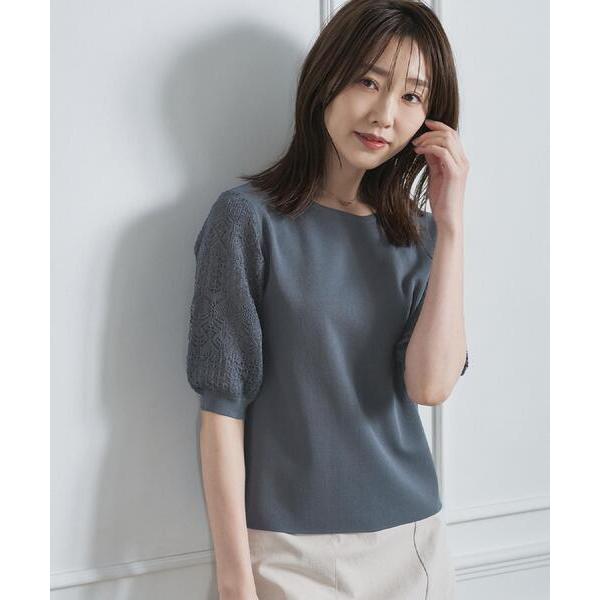 ZOZO問い合わせ番号:105507438ショップ:UNTITLED，アンタイトルブランド:UNTITLED，アンタイトル商品名:【洗える】エレガンススリーブニットカテゴリ:トップス>ニット/セーターブランド品番:153-15557-...