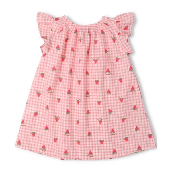 ZOZO問い合わせ番号:105507472ショップ:こどもの森e-shop，コドモノモリイーショップブランド:moujonjon，ムージョンジョン商品名:フルーツチェック柄ワンピースカテゴリ:ワンピース/ドレス>ワンピースブランド品番...