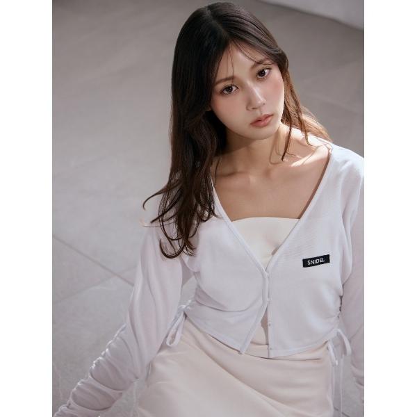 ZOZO問い合わせ番号:105507603ショップ:SNIDEL，スナイデルブランド:SNIDEL，スナイデル商品名:【WEB限定/LUMISHADE】UVボレロカーディガンカテゴリ:トップス>カーディガン/ボレロブランド品番:SWC...