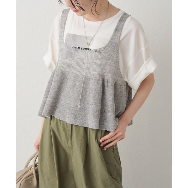 『タイムセール実施中』ZOZO問い合わせ番号:105508297ショップ:PUAL CE CIN，ピュアルセシンブランド:PUAL CE CIN，ピュアルセシン商品名:【ZOZO限定】ニットフレアビスチェカテゴリ:トップス>ベストブラ...