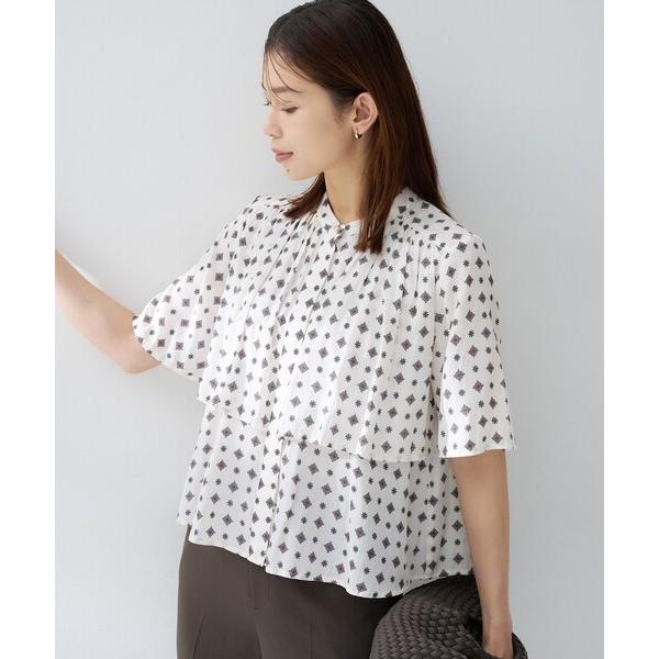 ZOZO問い合わせ番号:105508447ショップ:UNTITLED，アンタイトルブランド:UNTITLED，アンタイトル商品名:【洗える/きれいめ柄】コモンプリントブラウスカテゴリ:トップス>シャツ/ブラウスブランド品番:153-8...