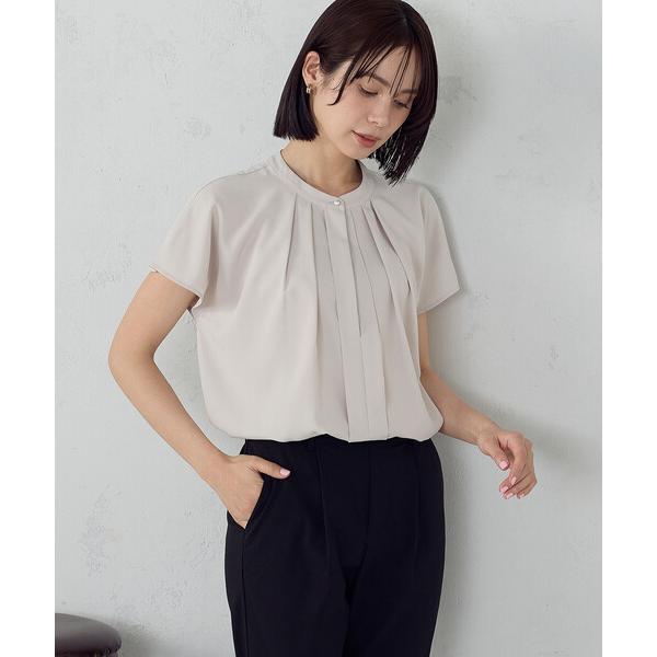 ZOZO問い合わせ番号:105508621ショップ:COMME CA ISM，コムサイズムブランド:COMME CA ISM，コムサイズム商品名:２WAYフレンチスリーブタックブラウスカテゴリ:トップス>シャツ/ブラウスブランド品番:...