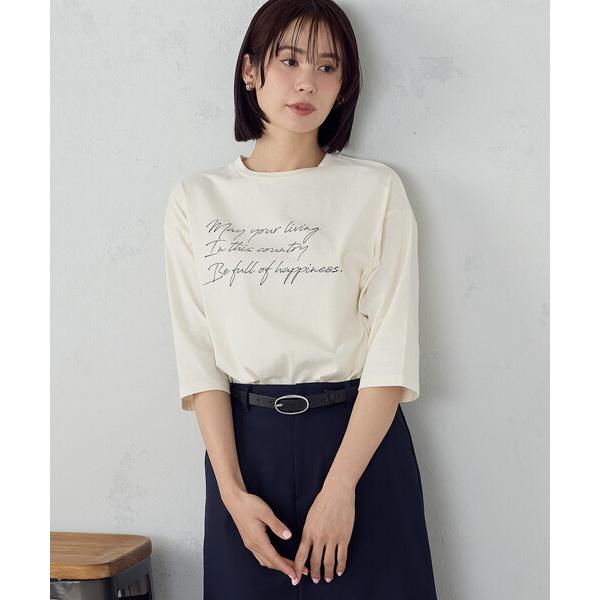 ZOZO問い合わせ番号:105508986ショップ:COMME CA ISM，コムサイズムブランド:COMME CA ISM，コムサイズム商品名:6部袖 ロゴTシャツカテゴリ:トップス>Tシャツ/カットソーブランド品番:12-64CO...