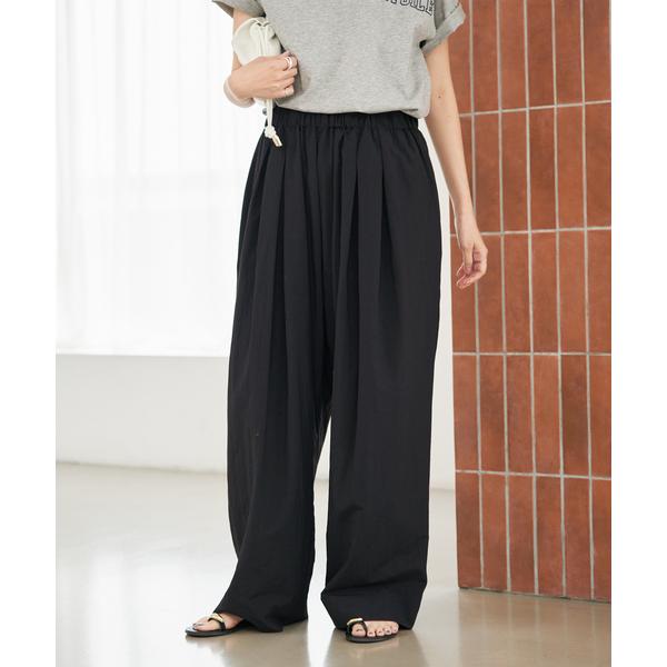 ZOZO問い合わせ番号:105509231ショップ:IENA，イエナブランド:SLOBE IENA，スローブイエナ商品名:《WEB限定/追加》撥水タフタタックギャザーイージーパンツカテゴリ:パンツ>その他パンツブランド品番:26030...