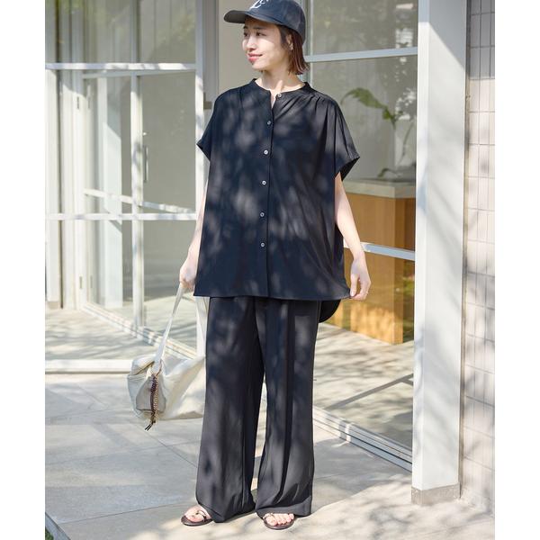 ZOZO問い合わせ番号:105509236ショップ:IENA，イエナブランド:SLOBE IENA，スローブイエナ商品名:《2枚セット/》カットジョーゼットセットアップカテゴリ:トップス>Tシャツ/カットソーブランド品番:260309...