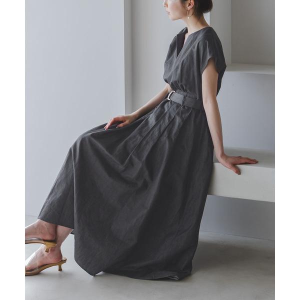 ZOZO問い合わせ番号:105509241ショップ:Spick &amp; Span，スピック アンド スパンブランド:NOBLE，ノーブル商品名:ベルテッドフィット＆フレアワンピースカテゴリ:ワンピース/ドレス>ワンピースブランド品...