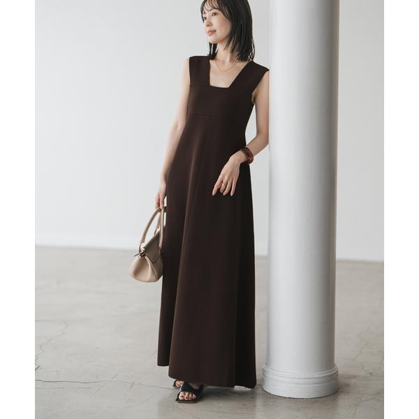 ZOZO問い合わせ番号:105509243ショップ:Spick &amp; Span，スピック アンド スパンブランド:NOBLE，ノーブル商品名:《追加》ミラノリブフィットフレアニットワンピースカテゴリ:ワンピース/ドレス>ワンピー...