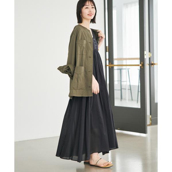 ZOZO問い合わせ番号:105509244ショップ:IENA，イエナブランド:SLOBE IENA，スローブイエナ商品名:コットンボイルフリルワンピースカテゴリ:ワンピース/ドレス>ワンピースブランド品番:26040912016020...