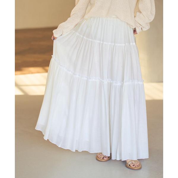 ZOZO問い合わせ番号:105509266ショップ:Spick &amp; Span，スピック アンド スパンブランド:NOBLE，ノーブル商品名:《セットアップ対応》ラミーリヨセルツイルティアードスカートカテゴリ:スカート>スカート...