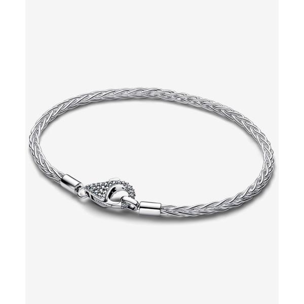 ZOZO問い合わせ番号:105509459ショップ:Pandora，パンドラブランド:Pandora，パンドラ商品名:パヴェ クラスプ フォックステール チェーン チャーム ブレスレットカテゴリ:アクセサリー>ブレスレットブランド品番...