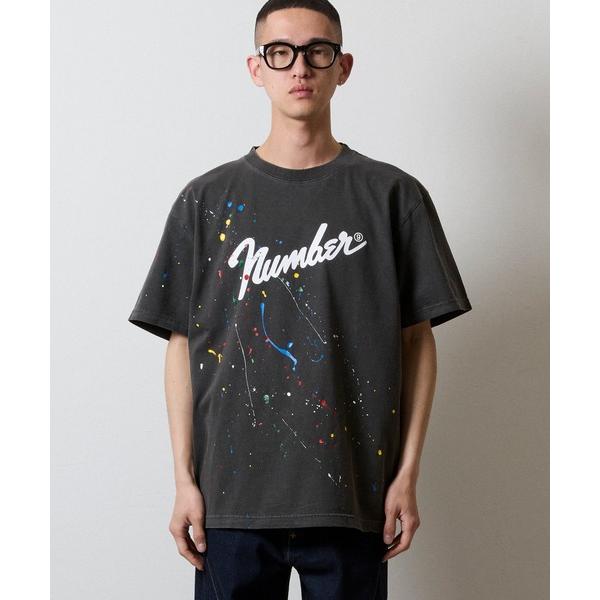 ZOZO問い合わせ番号:105509492ショップ:NUMBER (N)INE，ナンバーナインブランド:NUMBER (N)INE，ナンバーナイン商品名:HAND PAINTED VINTAGE DYE GRAPHIC T-SHIRT / ...