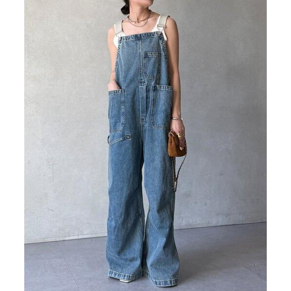 ZOZO問い合わせ番号:105509794ショップ:DouDou，ドゥドゥブランド:DouDou，ドゥドゥ商品名:【WEB限定】ビッグポケットデニムサロペットカテゴリ:オールインワン・サロペット>つなぎ/オールインワンブランド品番:D...