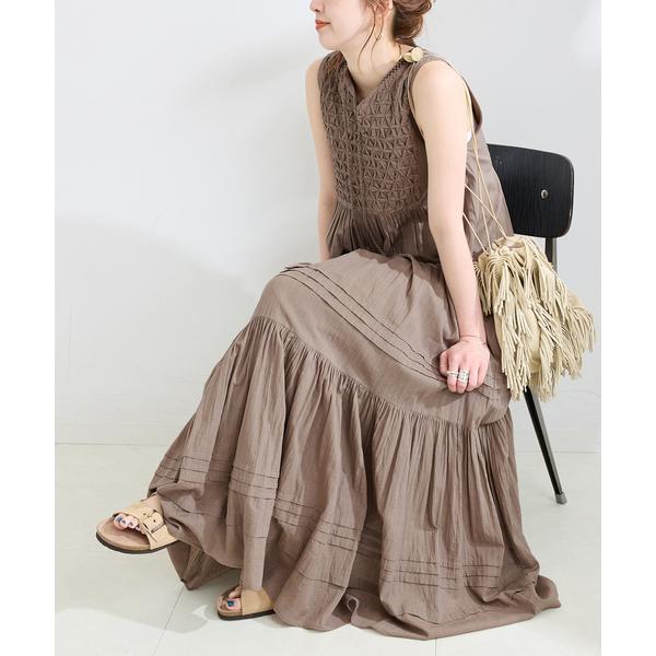 ZOZO問い合わせ番号:105520529ショップ:JOINT WORKS，ジョイントワークスブランド:B.C STOCK，ベーセーストック，Simplicite，サンプリシテ商品名:ウォッシャブル / タッセルノースリーブワンピースカテゴ...