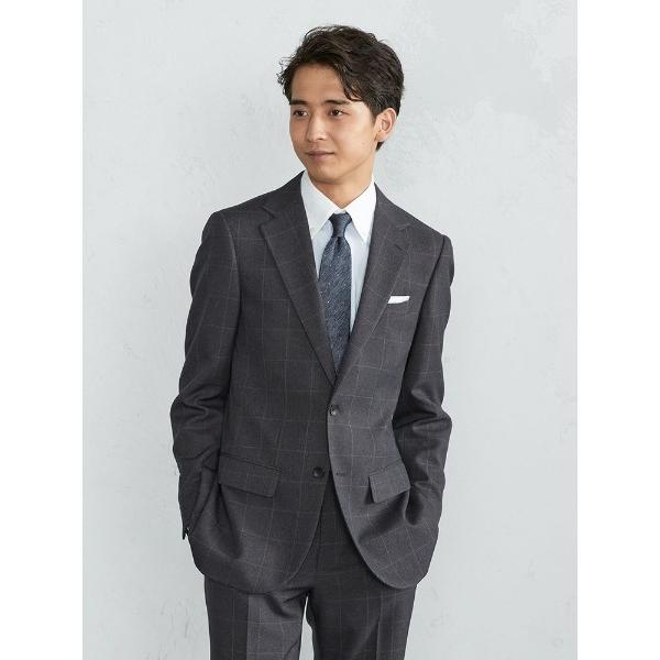 『セール実施中』参考価格：20，900円発売時期：2022年04月コンディション：D（傷・汚れあり）傷や汚れがあるが使用には問題ないアイテム全体的：汚れ参考商品名：【上下洗える】WEB限定セットアップスーツ　ウールライク　ウィンドペン　グレ...