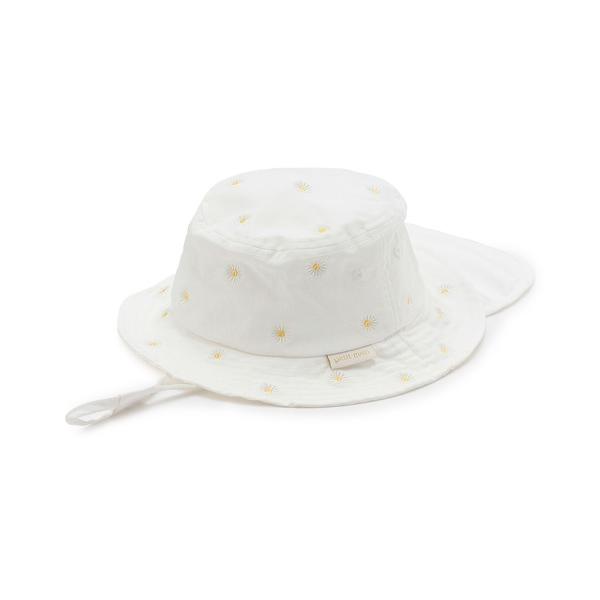 ※このアイテムは返品・交換対象外商品です。ZOZO問い合わせ番号:105545476ショップ:petit main，プティマインブランド:petit main，プティマイン商品名:【遮熱】刺しゅうバケットハットカテゴリ:ママ＆ベビー>...