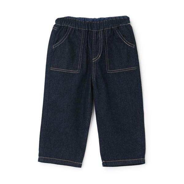 ZOZO問い合わせ番号:105545482ショップ:petit main，プティマインブランド:petit main，プティマイン商品名:柔らか加工デニムロングパンツカテゴリ:パンツ>デニムパンツブランド品番:9562112素材:綿9...