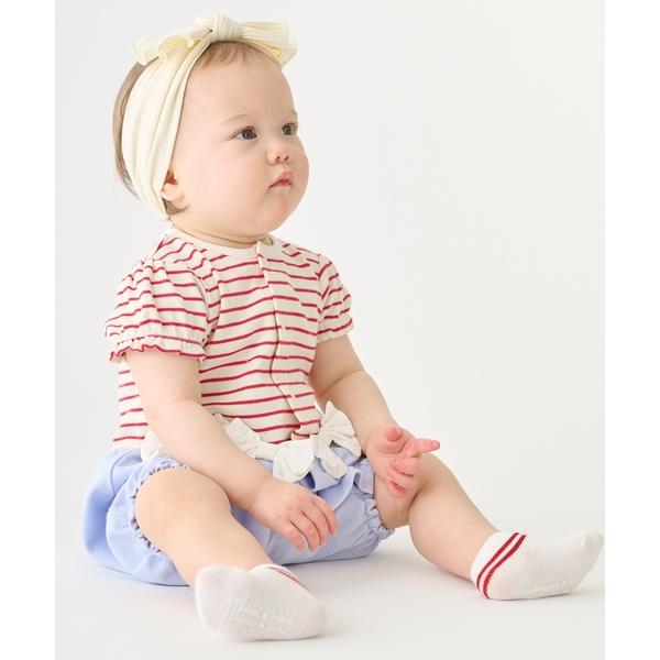 ※このアイテムは返品・交換対象外商品です。ZOZO問い合わせ番号:105545484ショップ:petit main，プティマインブランド:petit main，プティマイン商品名:リボンつきボーダー切り替え2wayオールカテゴリ:ママ＆ベビ...