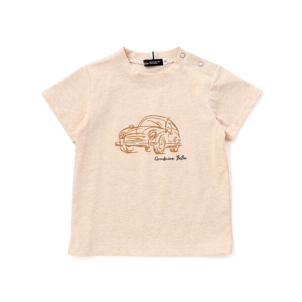 『タイムセール実施中』※このアイテムは返品・交換対象外商品です。ZOZO問い合わせ番号:105545636ショップ:BEBE ONLINE STORE，ベベ オンラインストアブランド:BeBe，ベベ商品名:クラシックカースケッチ杢天竺半袖T...