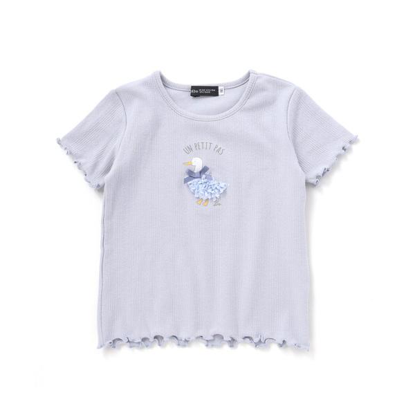 『タイムセール実施中』※このアイテムは返品・交換対象外商品です。ZOZO問い合わせ番号:105545643ショップ:BEBE ONLINE STORE，ベベ オンラインストアブランド:BeBe，ベベ商品名:アヒルモチーフメロウフリルスムース...