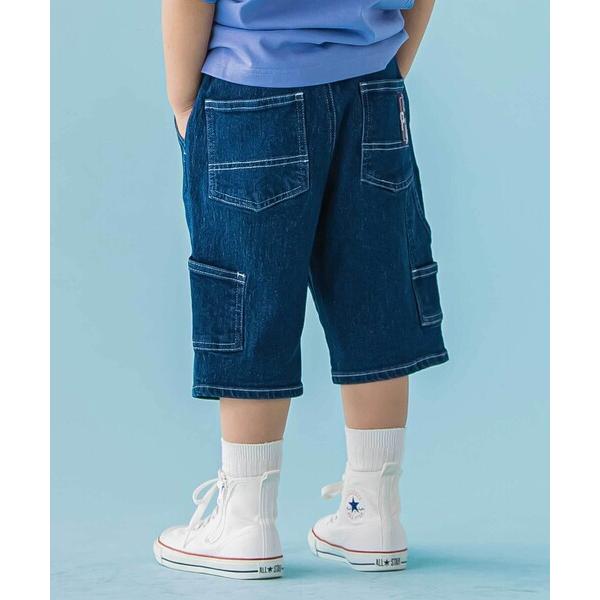 『タイムセール実施中』ZOZO問い合わせ番号:105545647ショップ:BEBE ONLINE STORE，ベベ オンラインストアブランド:BeBe Petits Pois Vert，ベベプチポワヴェール商品名:【店舗限定】ストレッチデニ...