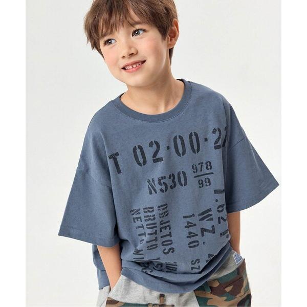 ZOZO問い合わせ番号:105545704ショップ:F.O.Online Store，エフオーオンラインストアブランド:BREEZE，ブリーズ商品名:【WEB限定】KUDOZ.B ステンシルプリント風半袖Tシャツカテゴリ:トップス>T...