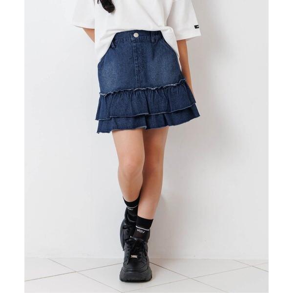 ZOZO問い合わせ番号:105545731ショップ:F.O.Online Store，エフオーオンラインストアブランド:algy，アルジー商品名:バックロゴフリルスカパンカテゴリ:スカート>スカートブランド品番:G218046素材:デ...