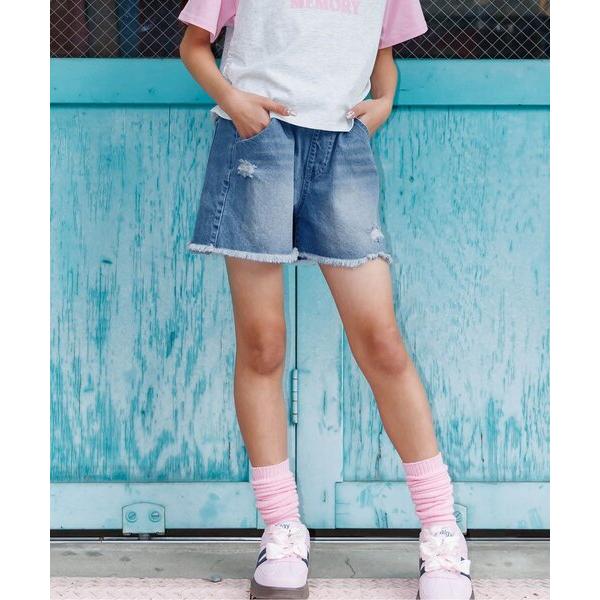 ZOZO問い合わせ番号:105545732ショップ:F.O.Online Store，エフオーオンラインストアブランド:algy，アルジー商品名:クラッシュショーパンカテゴリ:パンツ>デニムパンツブランド品番:G223026素材:デニ...