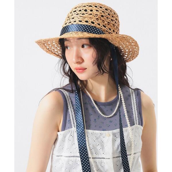 ZOZO問い合わせ番号:105546102ショップ:BEAMS WOMEN，ビームスウィメンブランド:BEAMS BOY，ビームスボーイ商品名:【別注】cableami / RAFFIA OPEN WEAVE BRAID CROWN HAT...