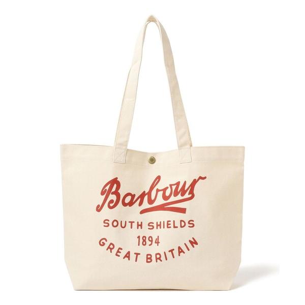 ZOZO問い合わせ番号:105546141ショップ:BEAMS MEN，ビームス メンブランド:Barbour，バブアー，BEAMS F，ビームスエフ商品名:Barbour / Script ロゴ トートバッグカテゴリ:バッグ>トート...