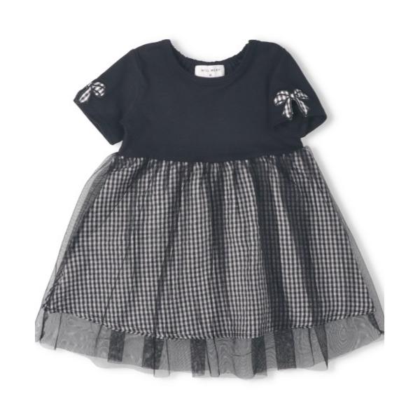 ZOZO問い合わせ番号:105546815ショップ:こどもの森e-shop，コドモノモリイーショップブランド:Will Mery，ウイルメリィ商品名:【WEB限定】チュールドッキングワンピースカテゴリ:ワンピース/ドレス>ワンピースブ...