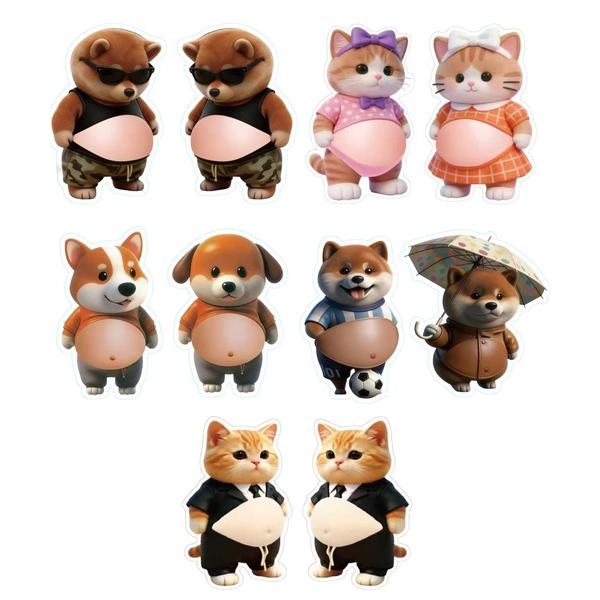 『タイムセール実施中』ZOZO問い合わせ番号:105546850ショップ:perky room，パーキールームブランド:SORENA，ソレナ，perky room，パーキールーム商品名:おなかシール 5種類 10枚セットカテゴリ:雑貨/ホビ...