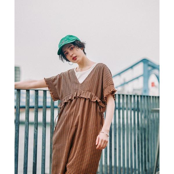 ZOZO問い合わせ番号:105547061ショップ:niko and...，ニコアンドブランド:niko and...，ニコアンド商品名:DRYクシュイージロンパ−スカテゴリ:オールインワン・サロペット>つなぎ/オールインワンブランド...