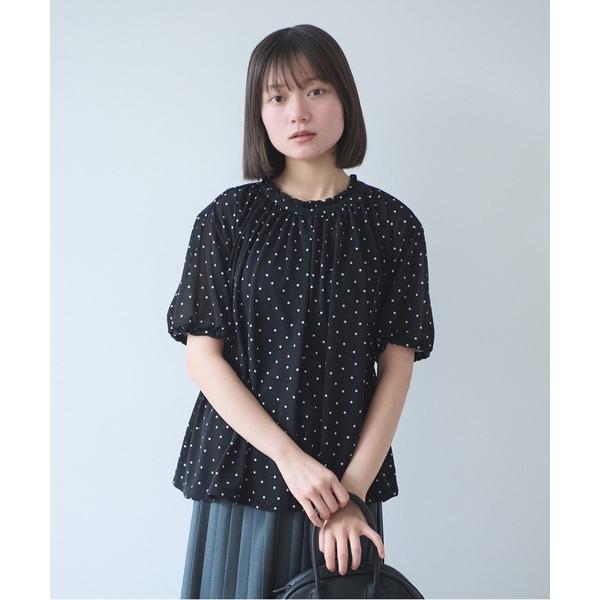 ZOZO問い合わせ番号:105547124ショップ:bulle de savon，ビュルデサボンブランド:bulle de savon，ビュルデサボン商品名:mizutama 天竺 ギャザープルオーバーカテゴリ:トップス>Tシャツ/カ...