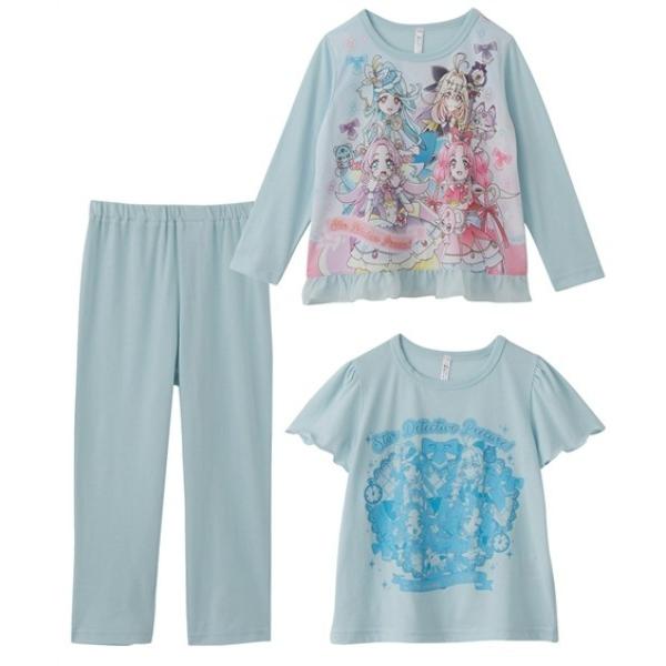 ZOZO問い合わせ番号:105547500ショップ:nissen，ニッセンブランド:QUNTSTYLE，キュントスタイル商品名:【名探偵プリキュア！】光る！２トップスパジャマカテゴリ:ルームウェア>ルームウェア/パジャマブランド品番:...