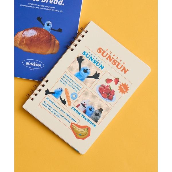 ZOZO問い合わせ番号:105548160ショップ:Paradise Picnic，パラダイス ピクニックブランド:Paradise Picnic，パラダイスピクニック商品名:【パペットスンスン】B6リングノートカテゴリ:雑貨/ホビー&gt...
