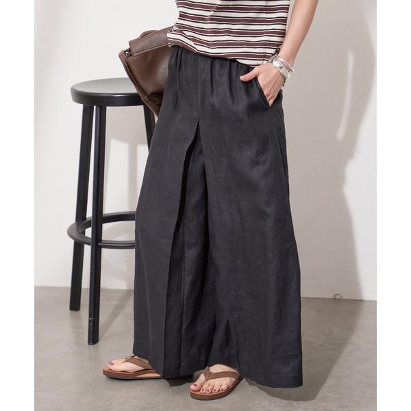 ZOZO問い合わせ番号:105548191ショップ:JOURNAL STANDARD，ジャーナルスタンダードブランド:JOURNAL STANDARD，ジャーナルスタンダード商品名:《WEB限定追加》リネン タックキュロットカテゴリ:パンツ...