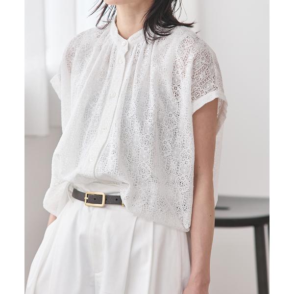 ZOZO問い合わせ番号:105548215ショップ:JOURNAL STANDARD，ジャーナルスタンダードブランド:JOURNAL STANDARD，ジャーナルスタンダード商品名:レースタックボリュームシャツカテゴリ:トップス>シャ...