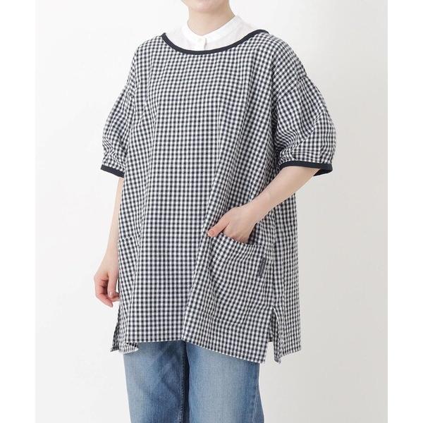 ZOZO問い合わせ番号:105548432ショップ:WORLD ONLINE STORE SELECT，ワールドオンラインストアセレクトブランド:212 KITCHEN STORE，トゥワントゥキッチンストア商品名:ギンガムサッカー半袖かっ...